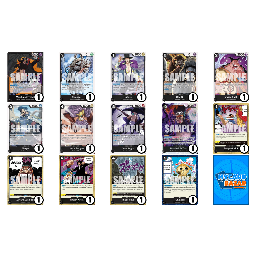 My Card Bazar - One Piece Deck Meta Marshall D Teach