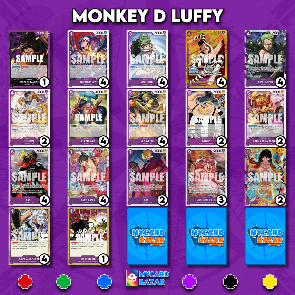 My Card Bazar - One Piece Deck Meta Monkey D Luffy