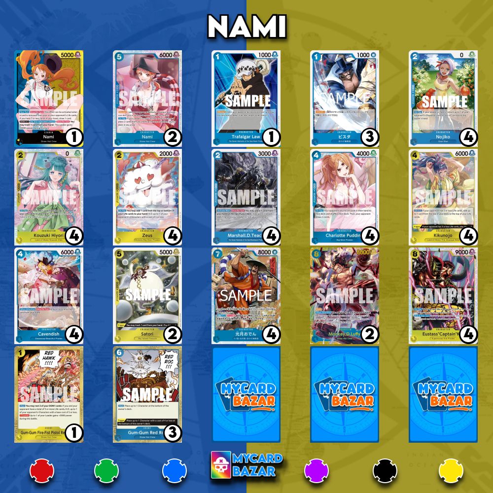 My Card Bazar - One Piece Deck Meta Nami